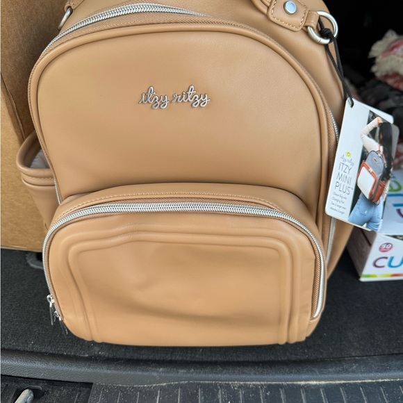 Itzy Ritzy | Other | Itzy Ritzy Mini Plus Tan Backpack | Poshmark